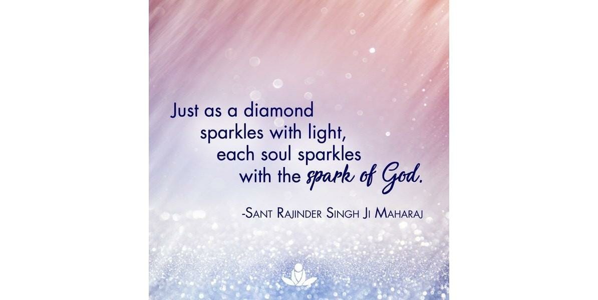 Just as a diamond sparkles with light, each soul sparkles with the ...